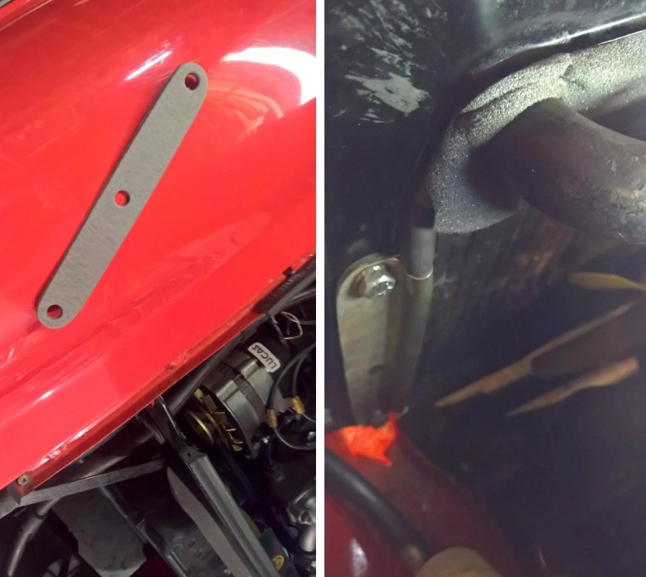 Radiator Fan Seal and Overflow fasteners – MGB tips mods and maintenance