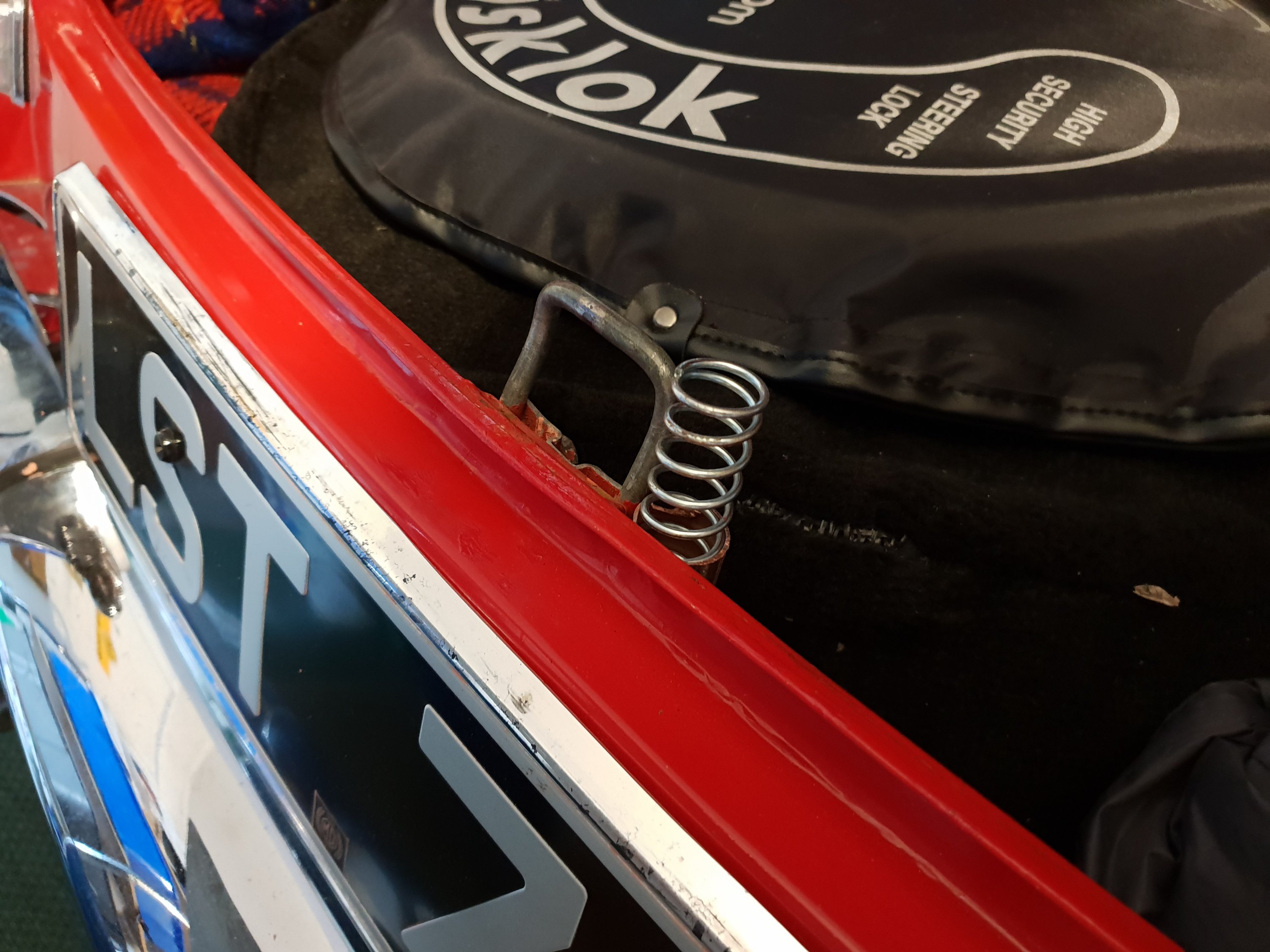 MGB Boot Release Spring – MGB tips mods and maintenance