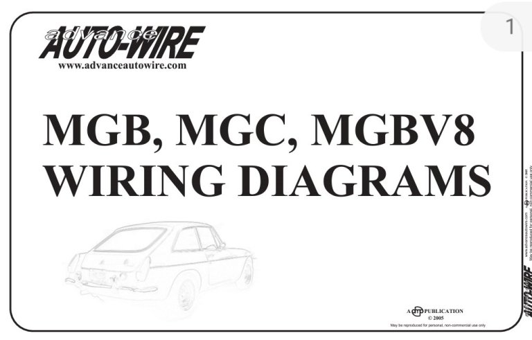 #MGB and GT Colour Coded Wiring Diagrams – MGB tips mods and maintenance