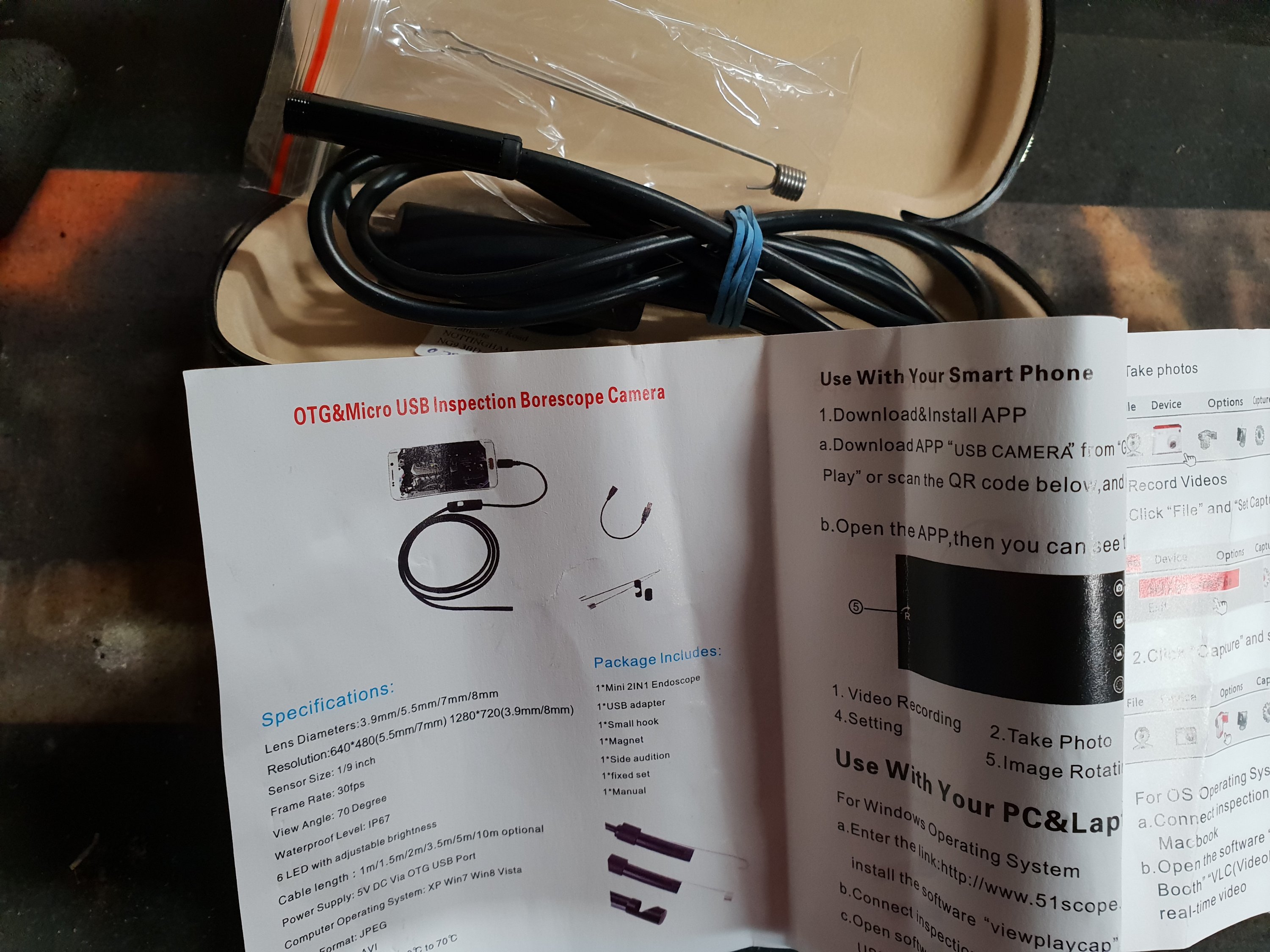 Checking Thrust Bearing in situ with endoscope. – MGB tips mods and ...