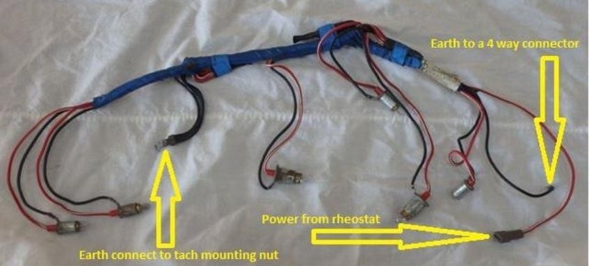 #MGB Panel lights and Rheostat wiring – MGB tips mods and maintenance