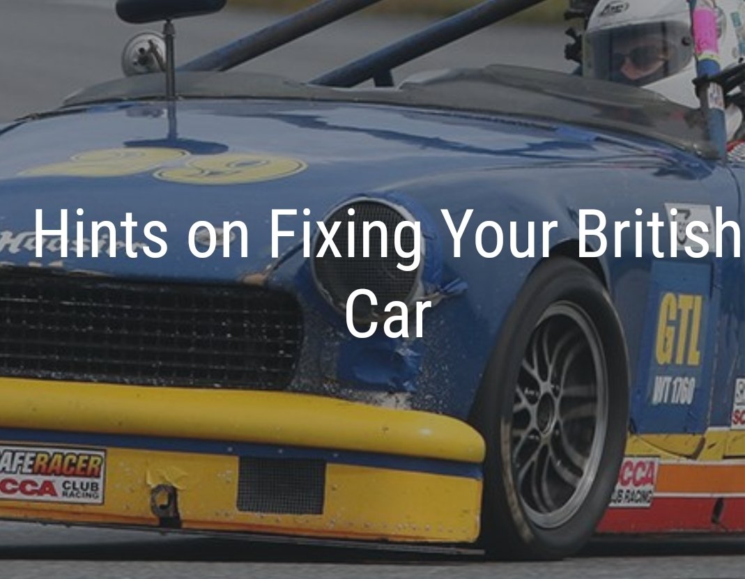 Category: Hints on Fixing Your British Car | Brit Car Fixes – MGB tips ...
