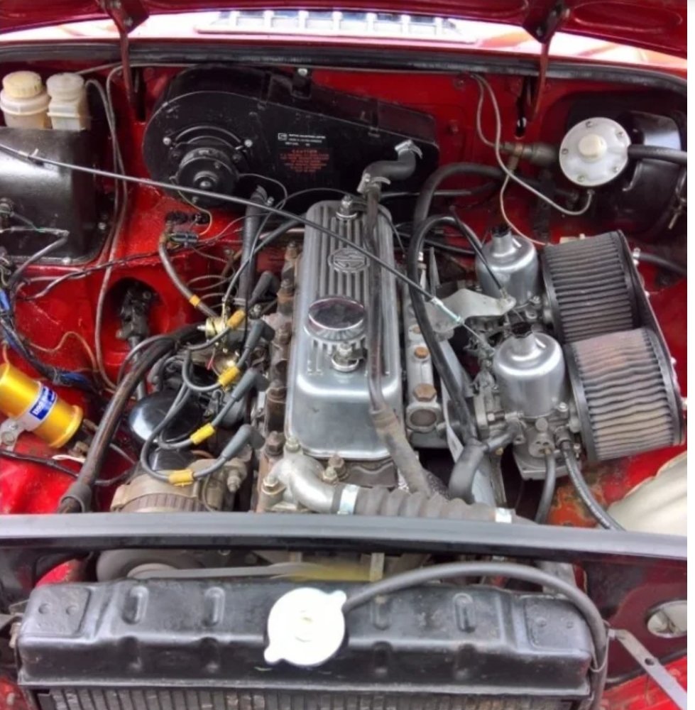 MGB engine bay back to standard – MGB tips mods and maintenance